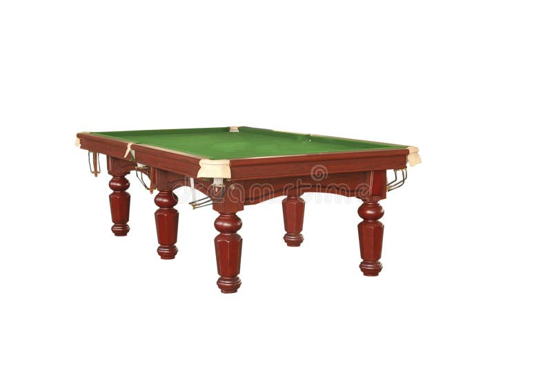 Billiard table cutout stock image. Image of empty, table - 6528915