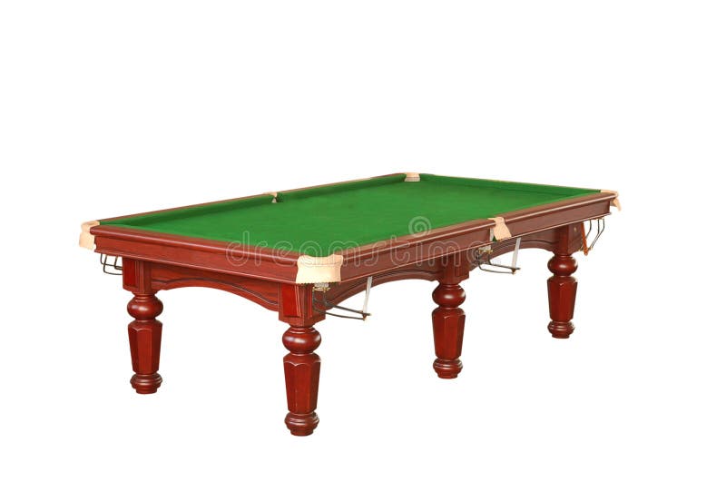 Billiard table cutout stock image. Image of clipping, path - 6529615