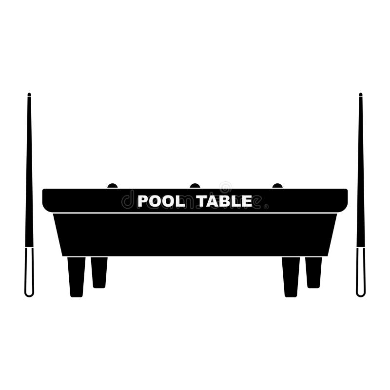 Billiard table icon stock vector. Illustration of vector - 273159547