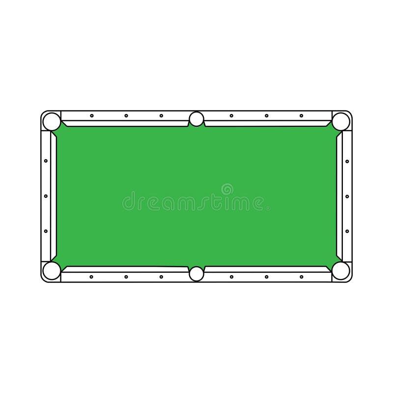 Billiard table icon stock vector. Illustration of club - 316075222