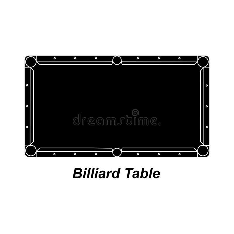 Billiard table icon stock vector. Illustration of table - 316075224
