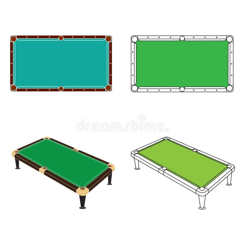 Billiard table icon stock vector. Illustration of game - 316500005