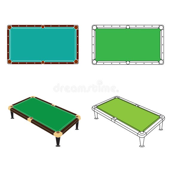 Billiard table icon stock vector. Illustration of game - 316500005