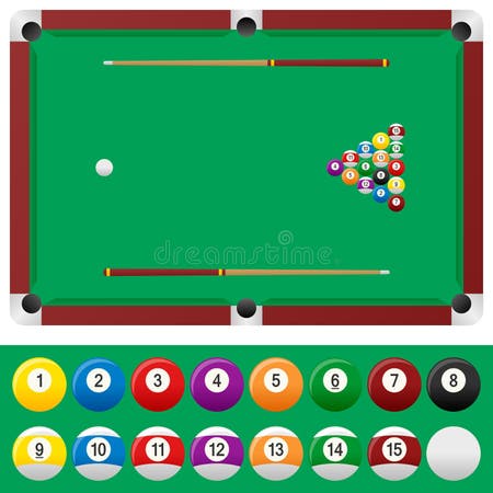 Pool Table Drawing Stock Illustrations – 804 Pool Table Drawing Stock ...