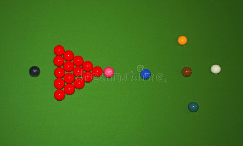 On a Billiard Table Stand with Coloured Glasses of Alcohol. Stock Photo ...