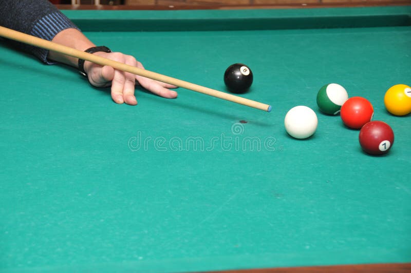 Billards stock image. Image of solid, game, stripe, pool - 67211