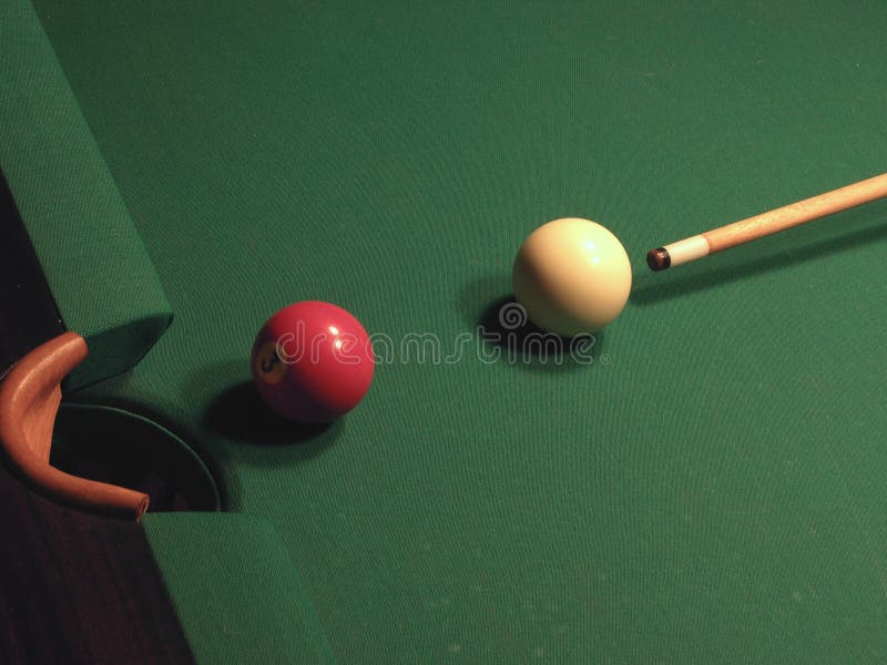 Billiards, Ball, Billiard Table, a Stick Stock Image - Image of table ...