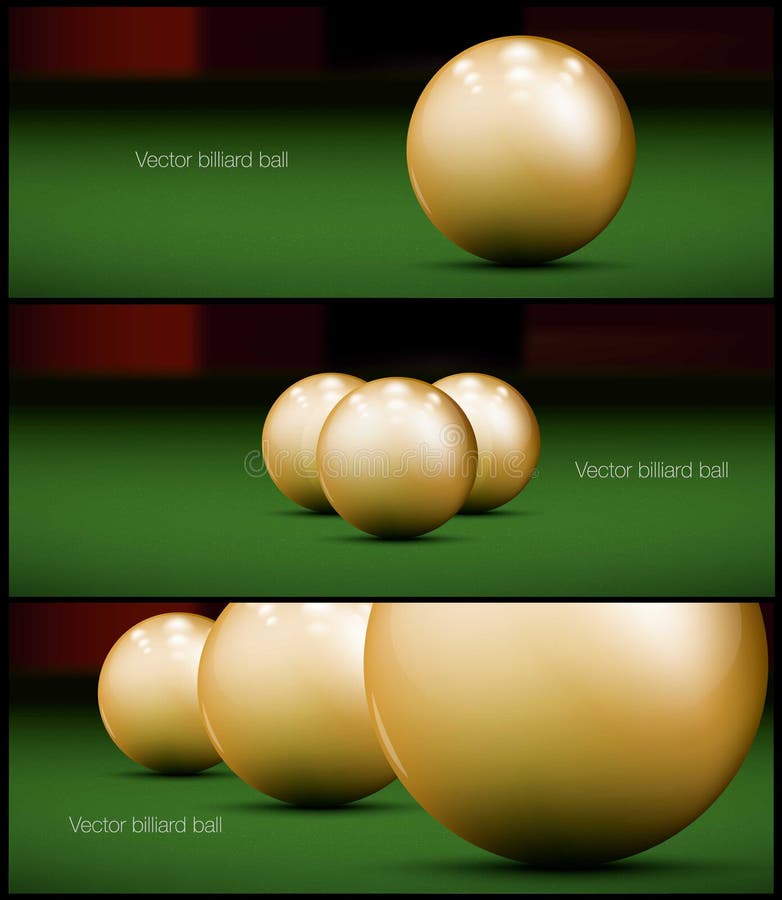 Billiards Banner for Facebook Poster Vector Design Stock Illustration ...