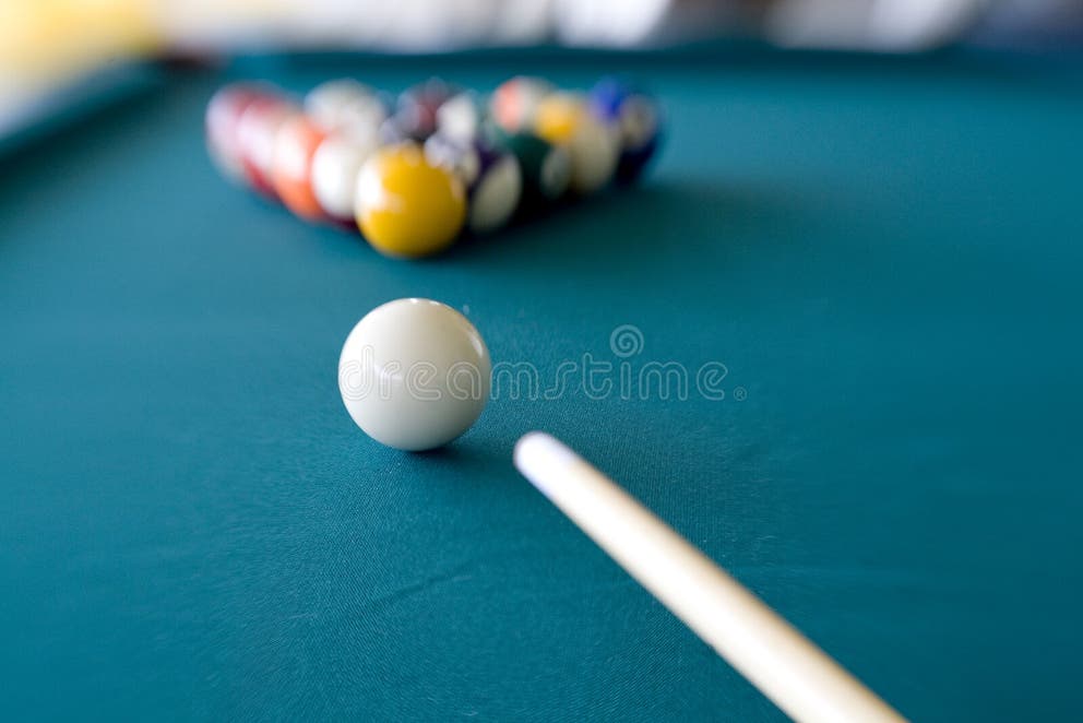 Billiards Break 4 stock image. Image of felt, game, lensbaby - 3979307
