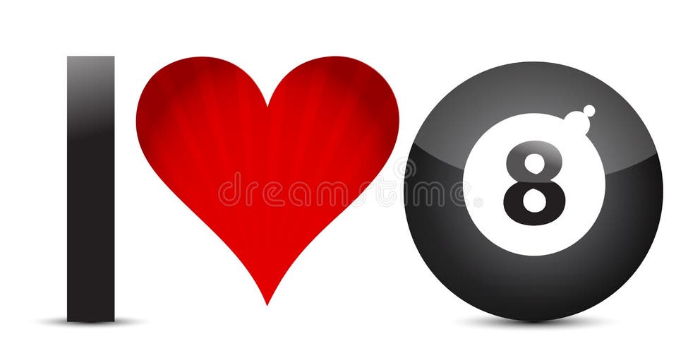 Billiards Ball Heart Stock Illustrations – 70 Billiards Ball Heart ...