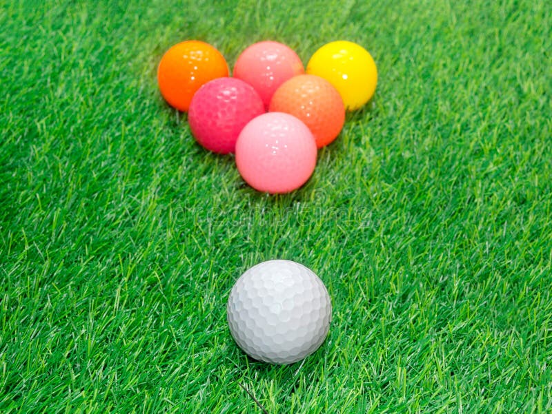 Billiards and golf stock photo. Image of grass, colored - 36312518