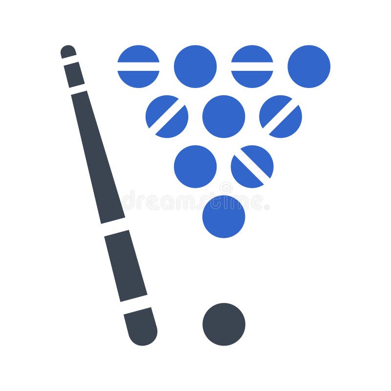 Billiards icon stock vector. Illustration of vector - 335395853