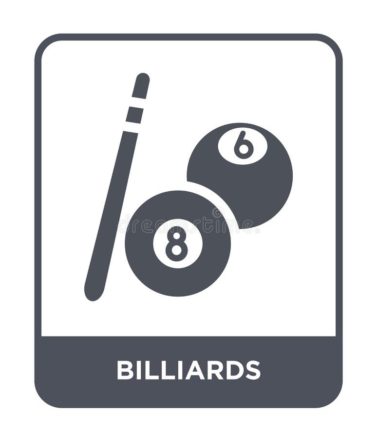 Billiards Flat Icon Logo Web Design Stock Illustrations – 272 Billiards ...