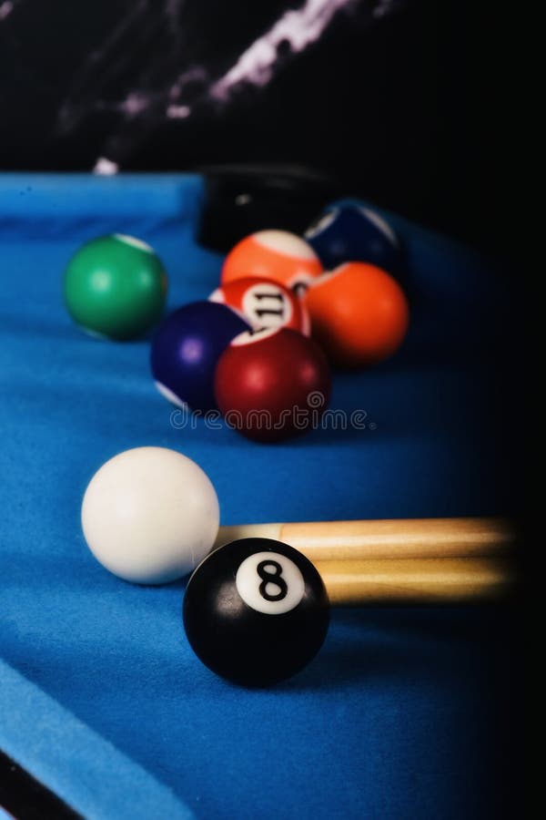 Billiards stock photo. Image of game, stick, balls, billiards - 280089144
