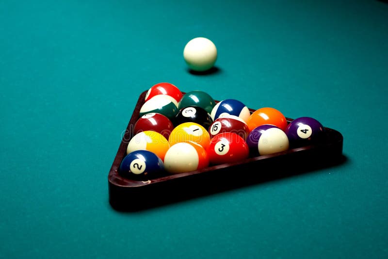 Billiards pool stock photo. Image of competition, striped - 10792618