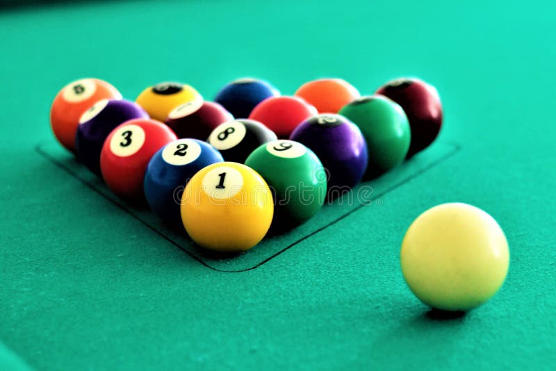 Billiards sinuca stock image. Image of individually - 101790715