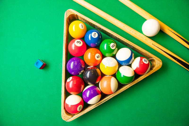Billiards. stock image. Image of sphere, pool, table - 34055823