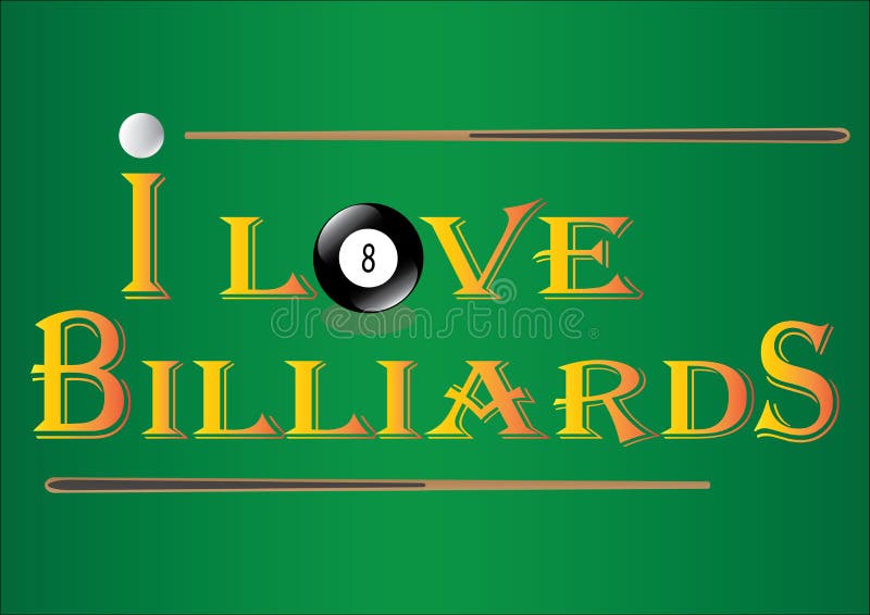 Set of Billiards Emblems Labels Stock Vector - Illustration of business ...