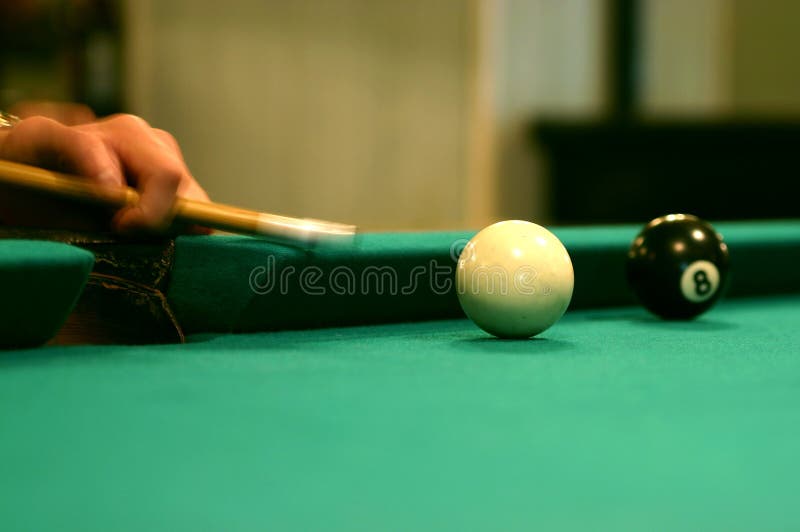Billiard stockbild. Bild von vergnügen, konkurrenz, tabelle - 484909