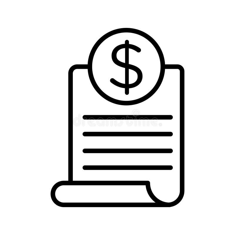 Billing icon stock vector. Illustration of order, check - 330179350