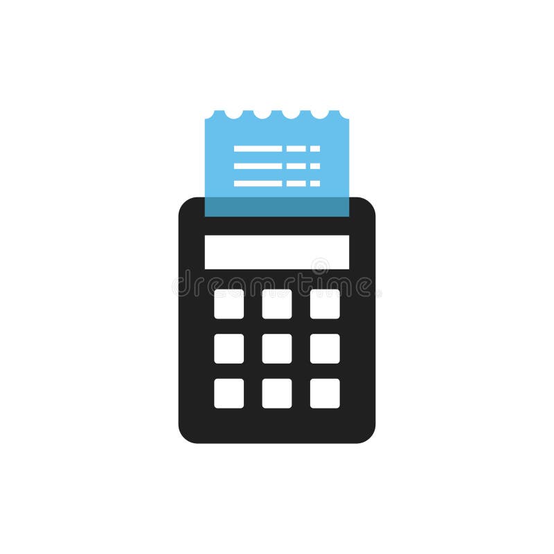 Billing Machine. Vector Illustration Decorative Design Stock ...