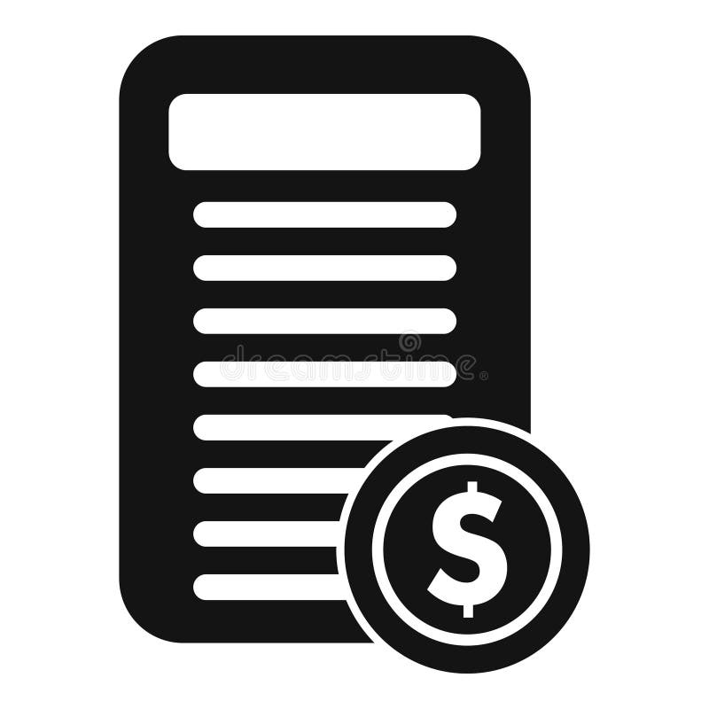 Billing Plan Access Icon Simple Vector. Financial Plan Stock Vector ...