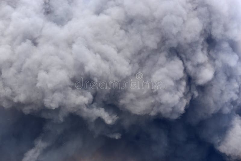 Billowing black smoke stock photo. Image of black, snow - 36424320