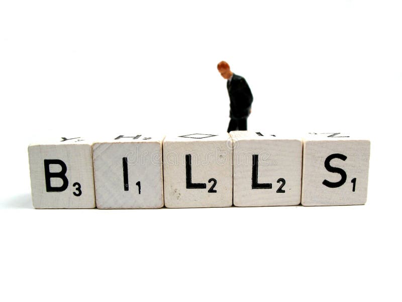 Bills stock photo. Image of spelled, bank, bills, burden - 6465096