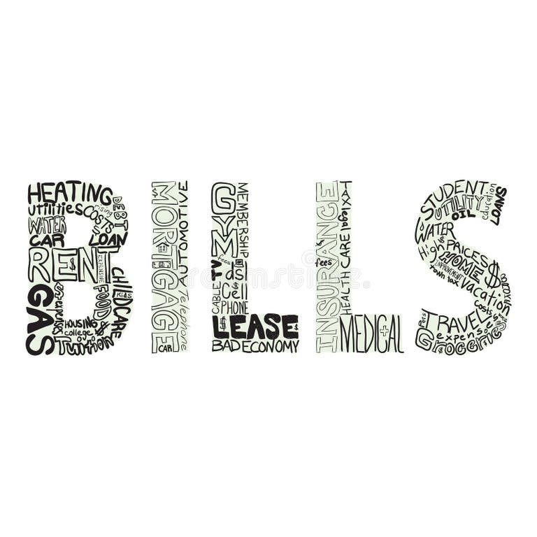 Different Bills Stock Illustrations – 704 Different Bills Stock ...