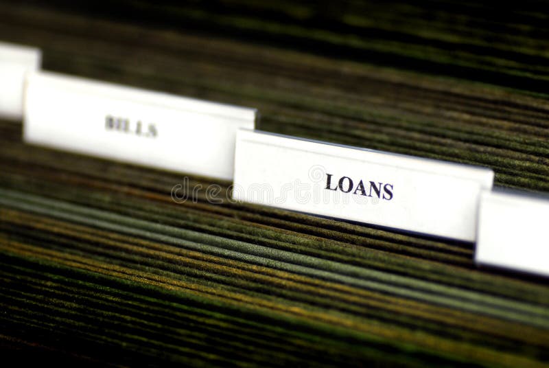 Bills Organized in Filings Tabs Stock Photo - Image of tabs, track: 7614580