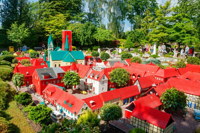 Billund, Denmark - 16 June 2023: Amusement Park of Legoland in Denmark ...