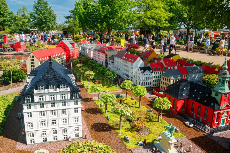 Billund, Denmark - 16 June 2023: Amusement Park of Legoland in Denmark ...