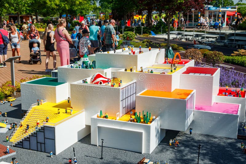 Billund, Denmark - 16 June 2023: Amusement Park of Legoland in Denmark ...