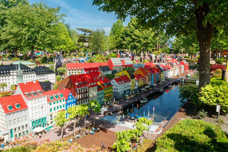 Billund, Denmark - 16 June 2023: Amusement Park of Legoland in Denmark ...
