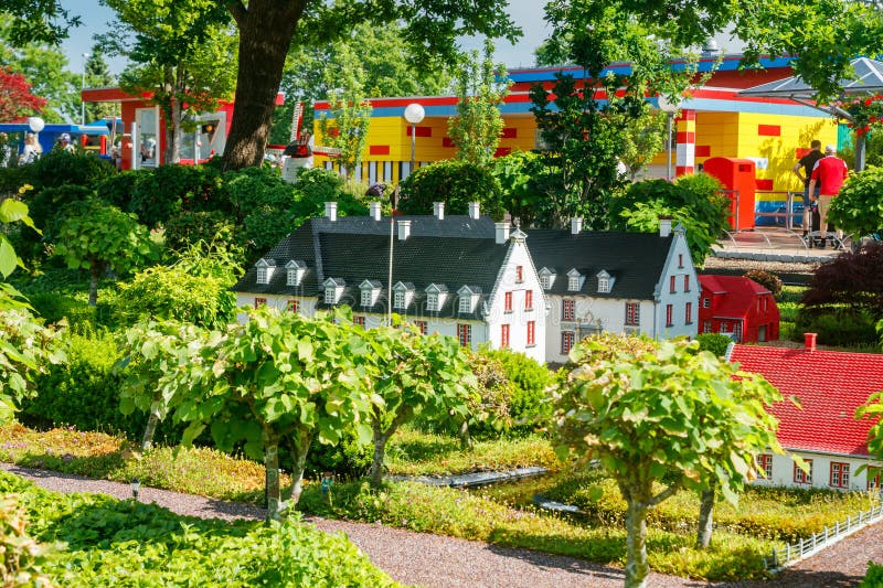 Billund, Denmark - 16 June 2023: Amusement Park of Legoland in Denmark ...