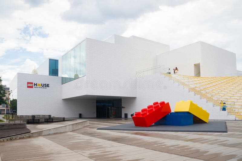 Billund, Denmark - 17 June 2023: the Lego House - Home of the Brick ...