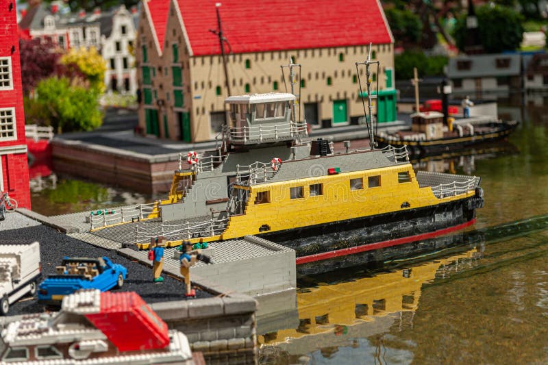 Lego Model of a Car Ferry at Legoland Billund Editorial Photography ...
