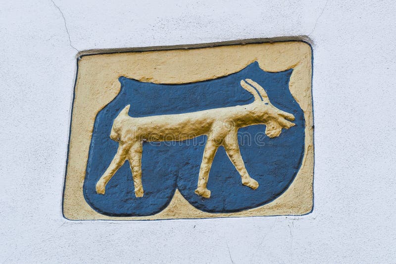 The Billy Goat - the Heraldic Animal of the Town Ziegenrück in ...