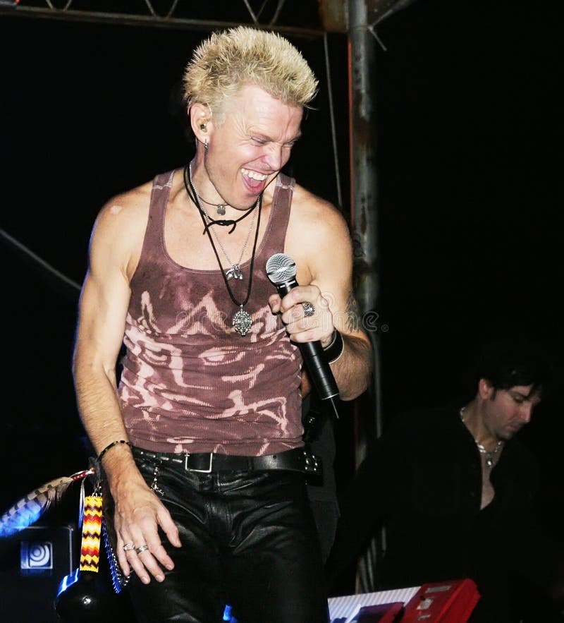 Billy Idol editorial stock image. Image of club, band - 23451719