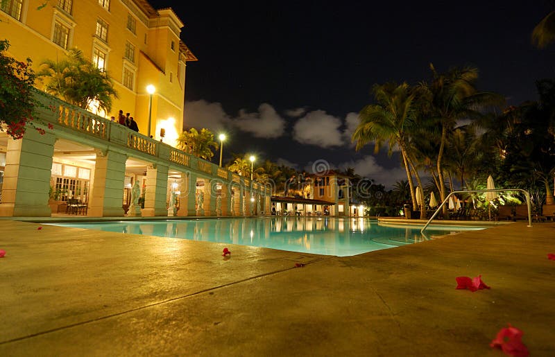 Pool at the Biltmore Hotel, Coral Gables, FL Stock Image - Image of ...