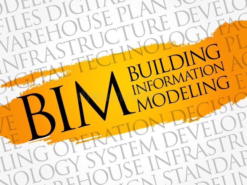 BIM - Building Information Modeling Stock Illustration - Illustration ...