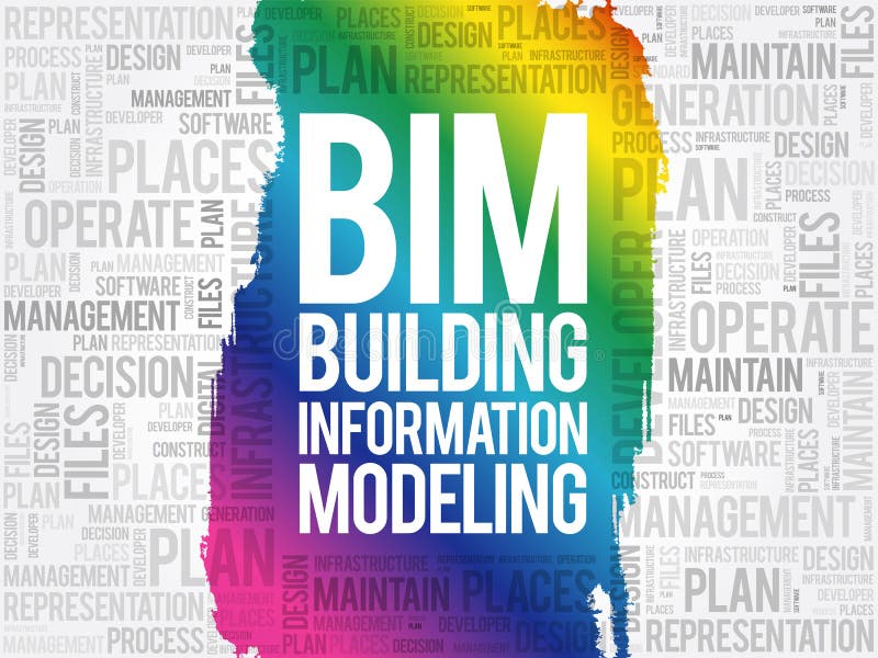 BIM - Building Information Modeling Stock Illustration - Illustration ...