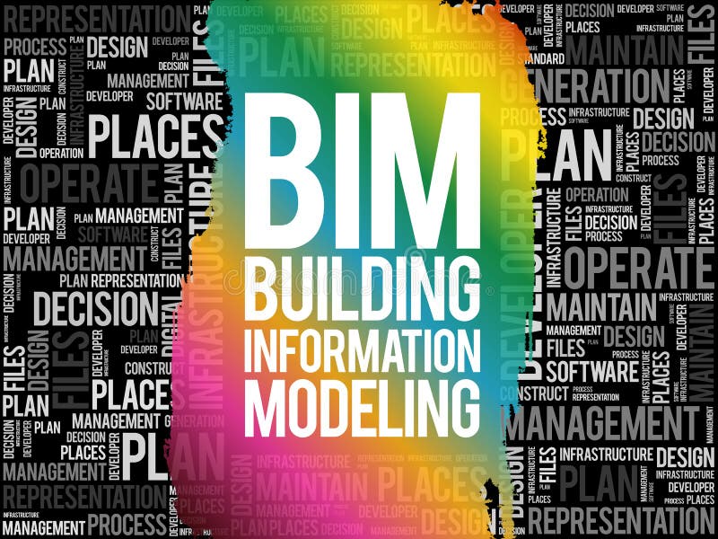 BIM - Building Information Modeling Word Cloud Stock Illustration ... BIM - Building Information Modeling Word Cloud Stock Illustration ...