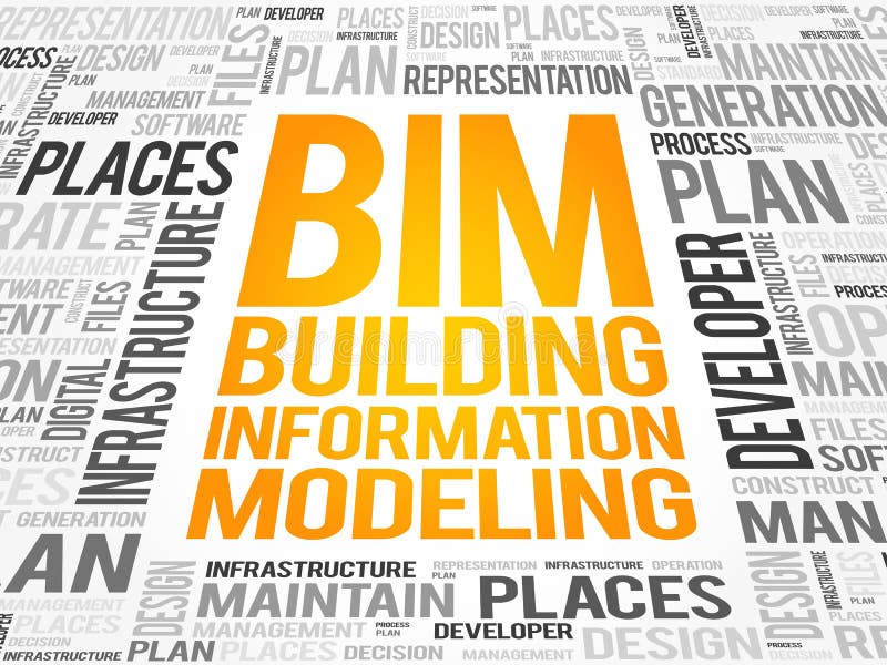 BIM - Building Information Modeling Stock Photo - Image of office ...