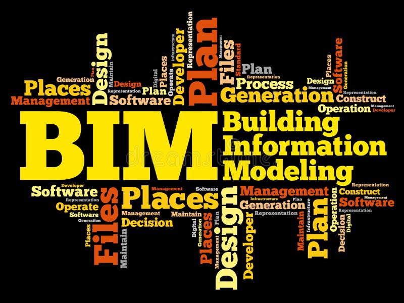 BIM - Building Information Modeling Stock Illustration - Illustration ...