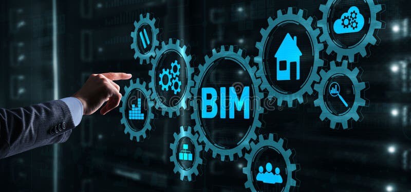BIM Building Information Modeling Concept on Virtual 3d Screen Stock ... BIM Building Information Modeling Concept on Virtual 3d Screen Stock ...