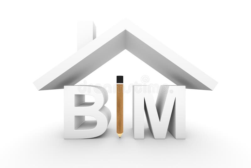 BIM axis 3d illustration stock illustration. Illustration of ...