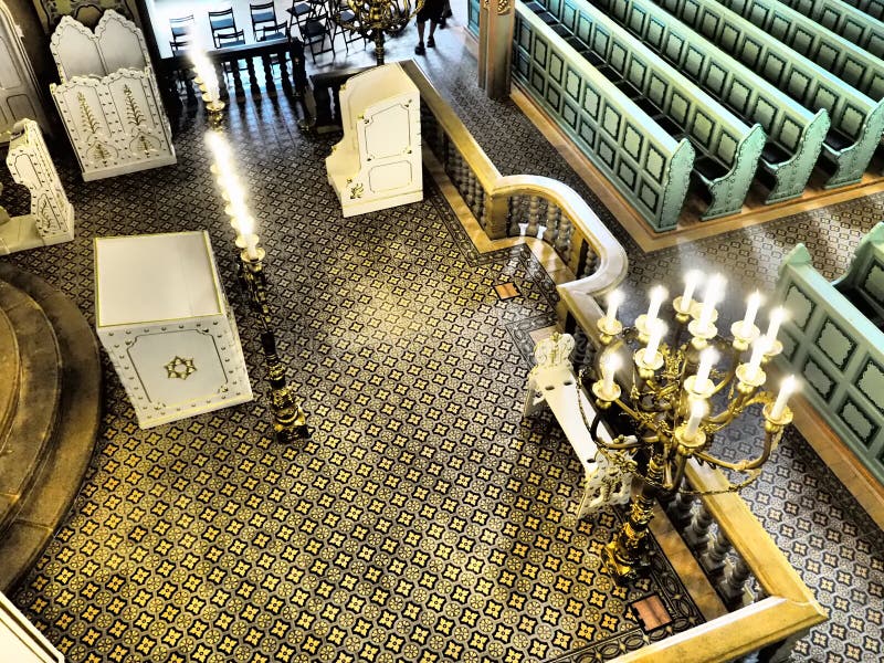 Bima, an Elevation Usually in the Center of the Synagogue, Where There ...