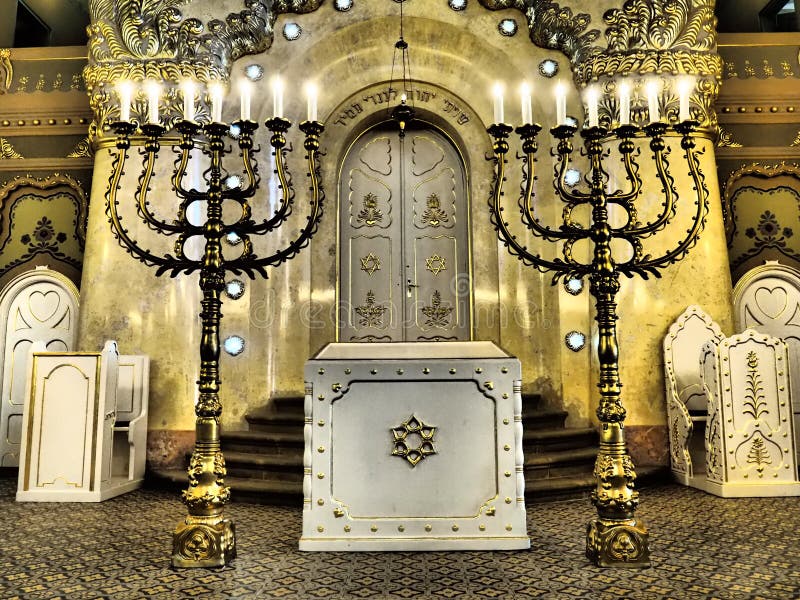 Bima, an Elevation Usually in the Center of the Synagogue, Where There ...