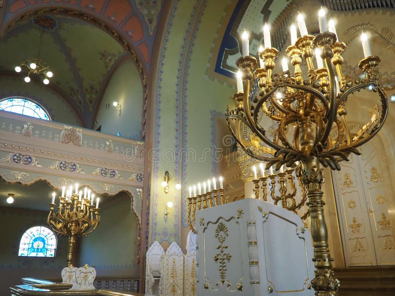 Bima, an Elevation Usually in the Center of the Synagogue, Where There ...